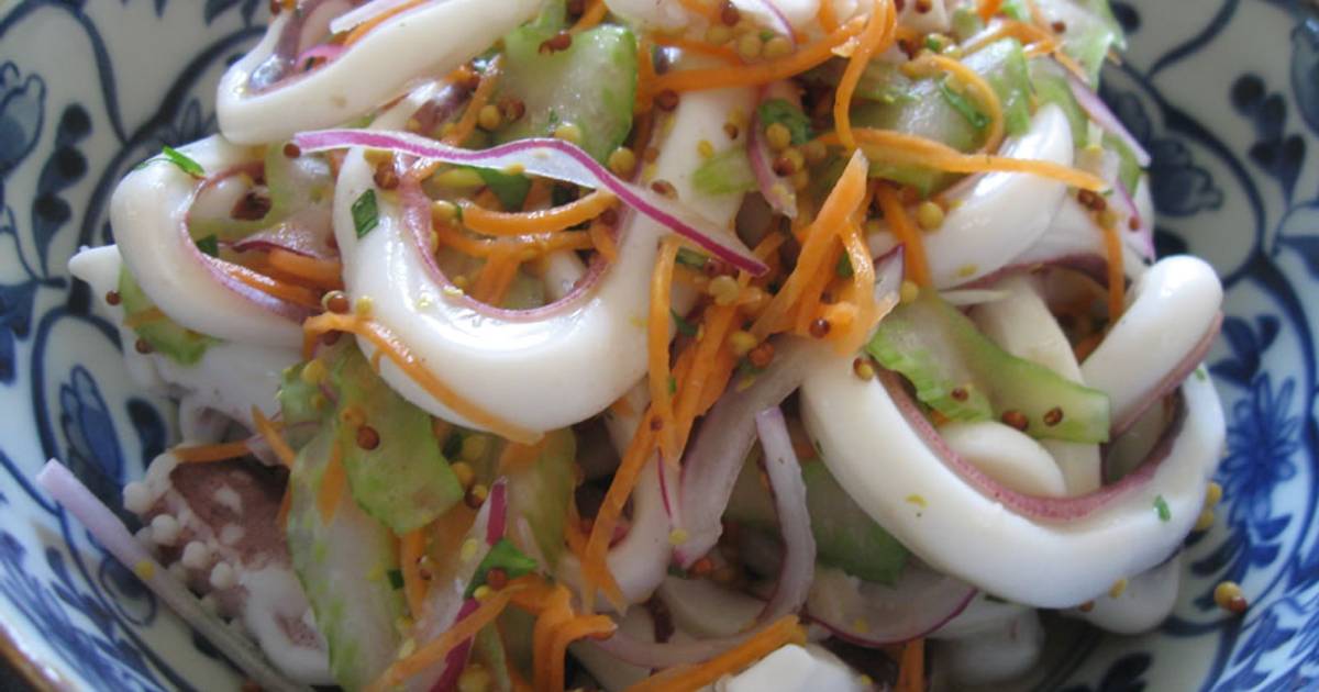 Marinated Squid Salad Recipe by Hiroko Liston - Cookpad