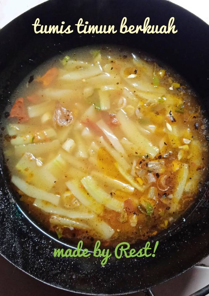 Resep Tumis timun berkuah oleh Restea - Cookpad