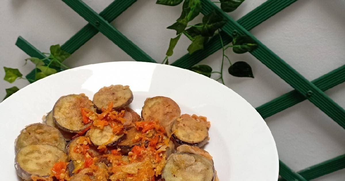Resep Terong Crispy Geprek oleh Risskaps - Cookpad