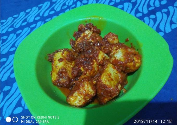 Resep Tahu balado simple oleh Nurul asiyah mulyaningsih - Cookpad