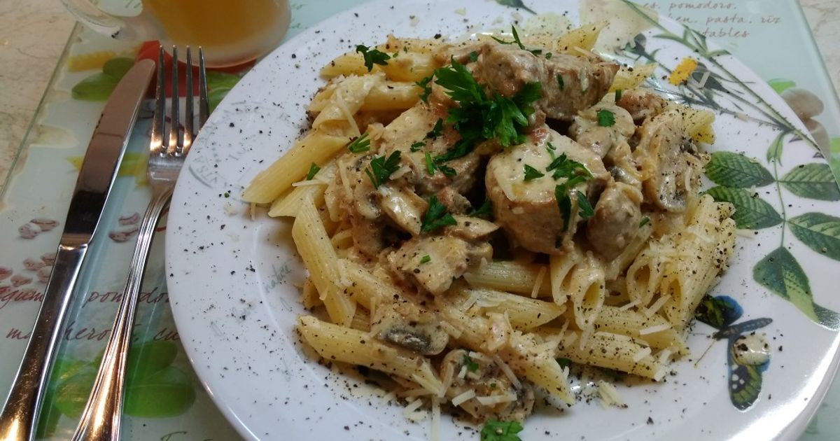 Ψαρονέφρι αλά κρεμ με πένες της Μάρως. Αντώνης Συνταγή από τον/την ...