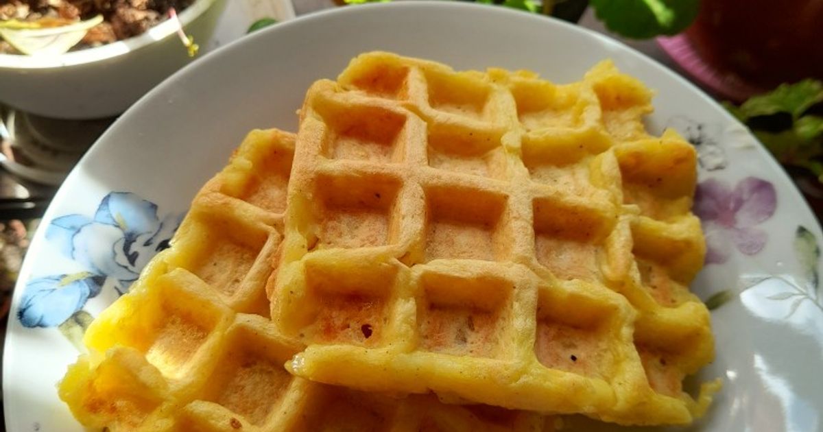 🥔🧇 Waffles De Papa🧇🥔 Receta de Shei Shei