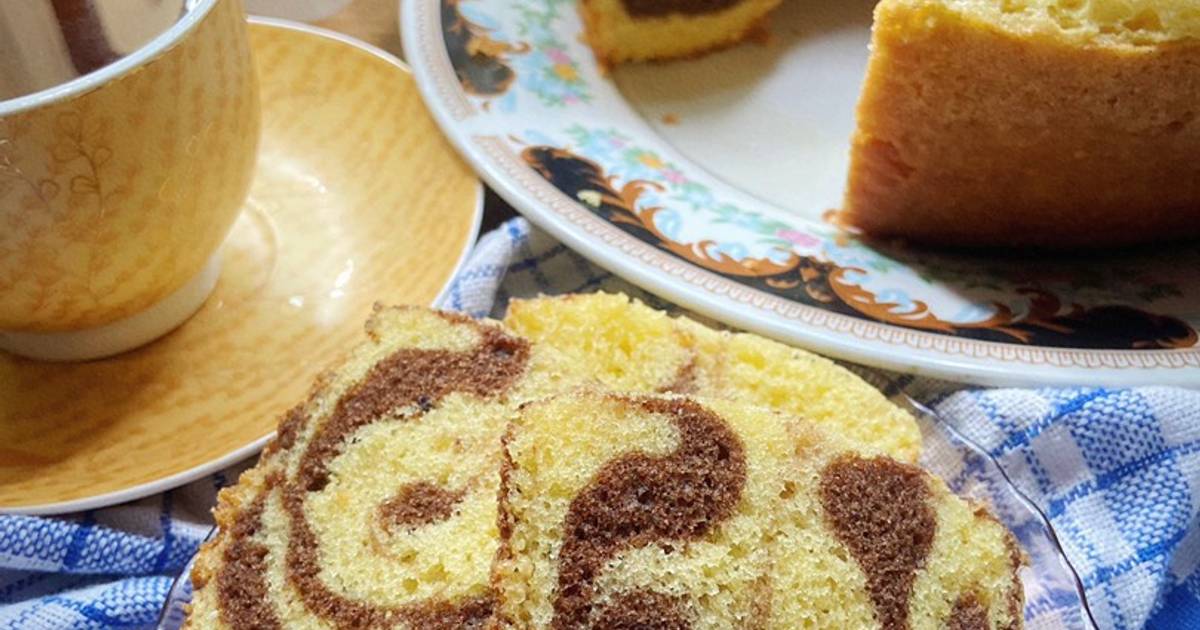 Resep Marble Cake 5 Telur oleh Dapur Mama La - Cookpad