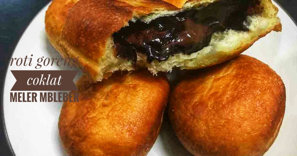 Resep #26 Roti Goreng Coklat Meler Bleber oleh Syahara Kitchen - Cookpad