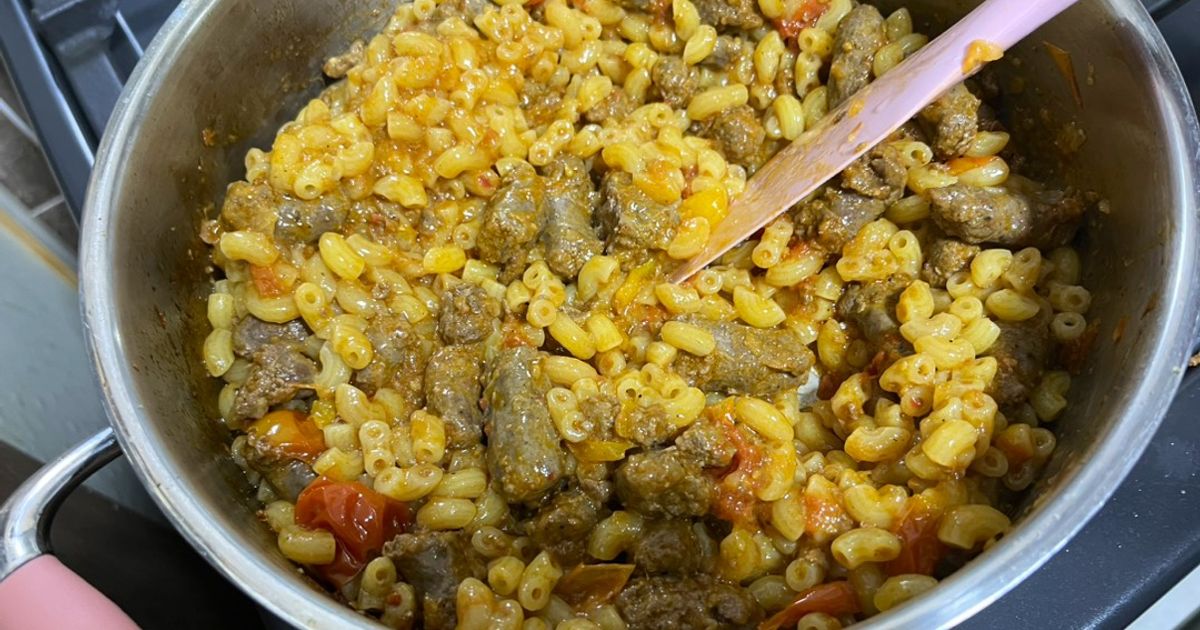Ricetta Pasta Mbakbaka Con Salsiccia di Sarag93 - Cookpad