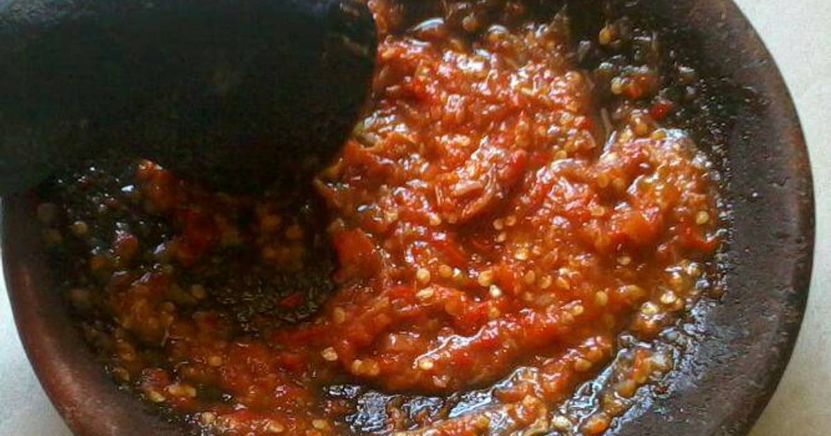 Resep Sambel Uleg oleh Mrs.Bara Lim - Cookpad