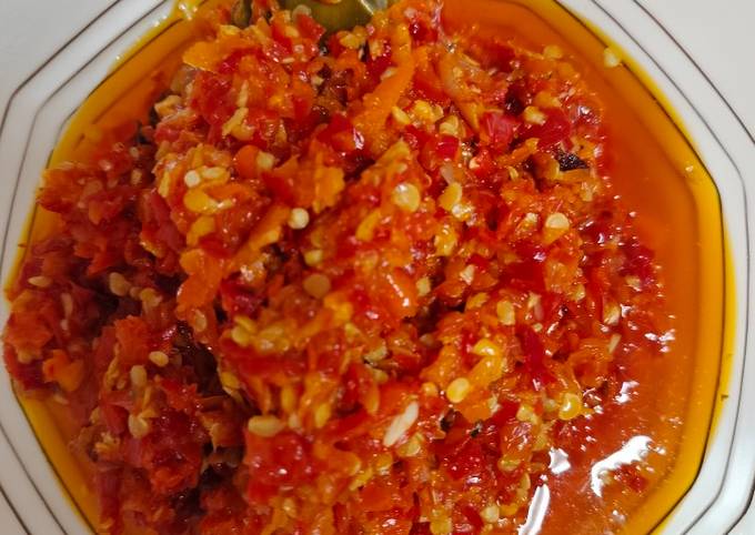 Resep Sambal Merah Padang oleh Fitri Sayyidati - Cookpad