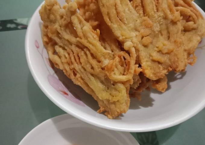Resep Jamur Enoki Krispi oleh Aldila Caesa - Cookpad