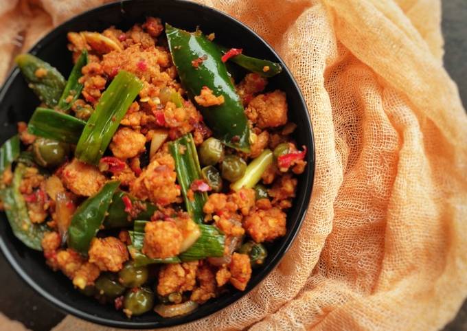 Resep Tumis oncom leunca oleh Diah Yulianti - Cookpad