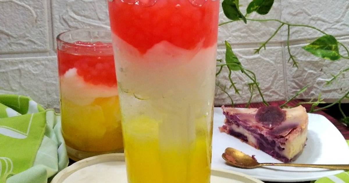 199 resep es jelly kelapa mutiara enak dan mudah - Cookpad