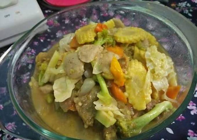 Resep Capcay kuah bumbu cinta ala Tami oleh Riana Utami Putri - Cookpad