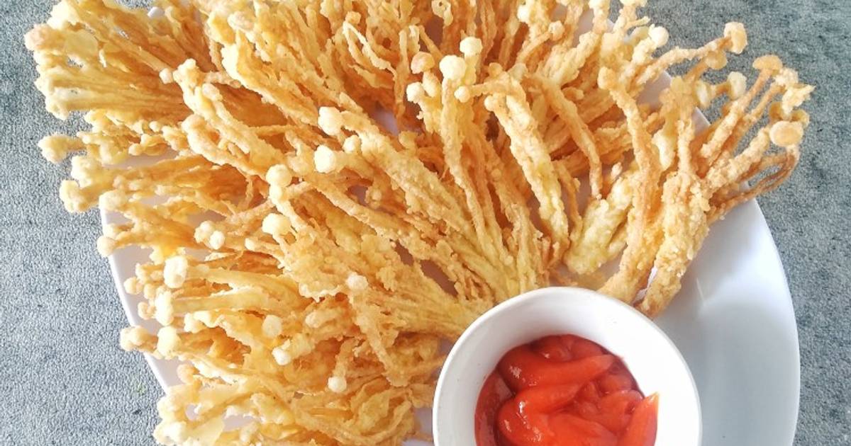 Resep Jamur Enoki Crispy oleh Eka Susanti - Cookpad