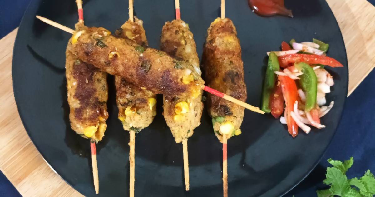 Corn kabab Recipe by Purvi Modi - Cookpad