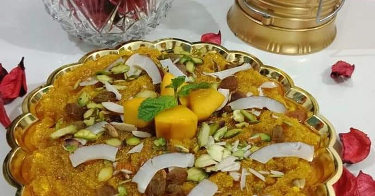 🔴♨🔴♨🔴Mango Halwa ♨🔴♨🔴♨🔴 #Eid Ki Meethas Recipe by Sajida Perveen 786 ...