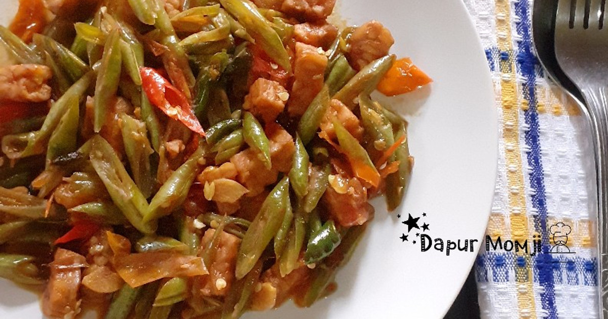 Resep Oseng Oseng Buncis Tempe oleh Imelda (Dapur Momji) - Cookpad