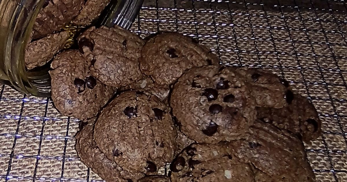 Resep Dcc Chochochips Cookies Or Good Time Cookies~Eggless N No Mixer ...