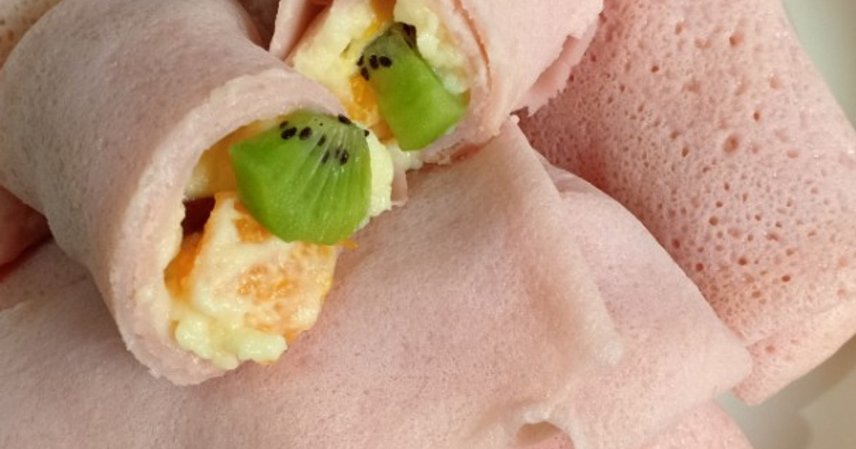 Resep Dadar Gulung Fla Buah oleh Berceritanti - Cookpad