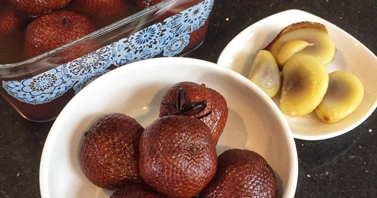 687 resep manisan buah salak enak dan mudah - Cookpad