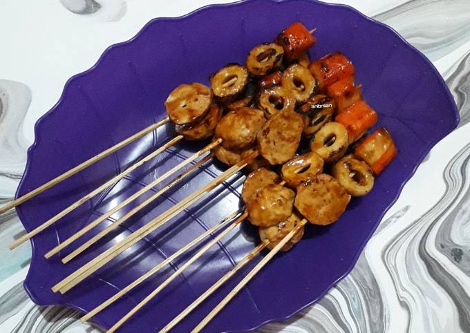Resep Sate seafood rumahan oleh Ani Brilian - Cookpad