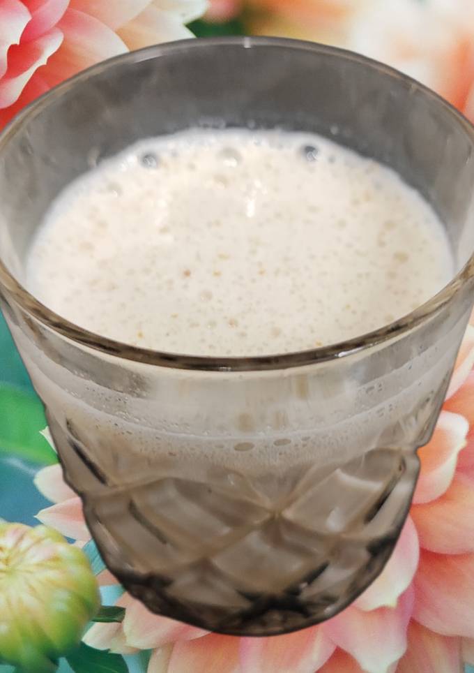 Soya milk, cashew and fig shake Recipe by Sonal Modi - Cookpad