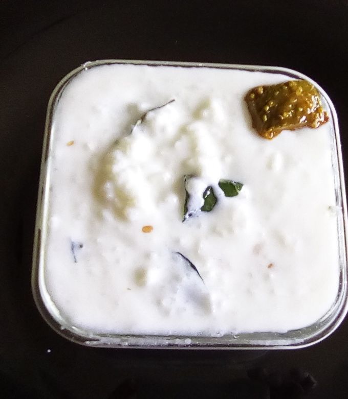 Curd Rice With Pickle
