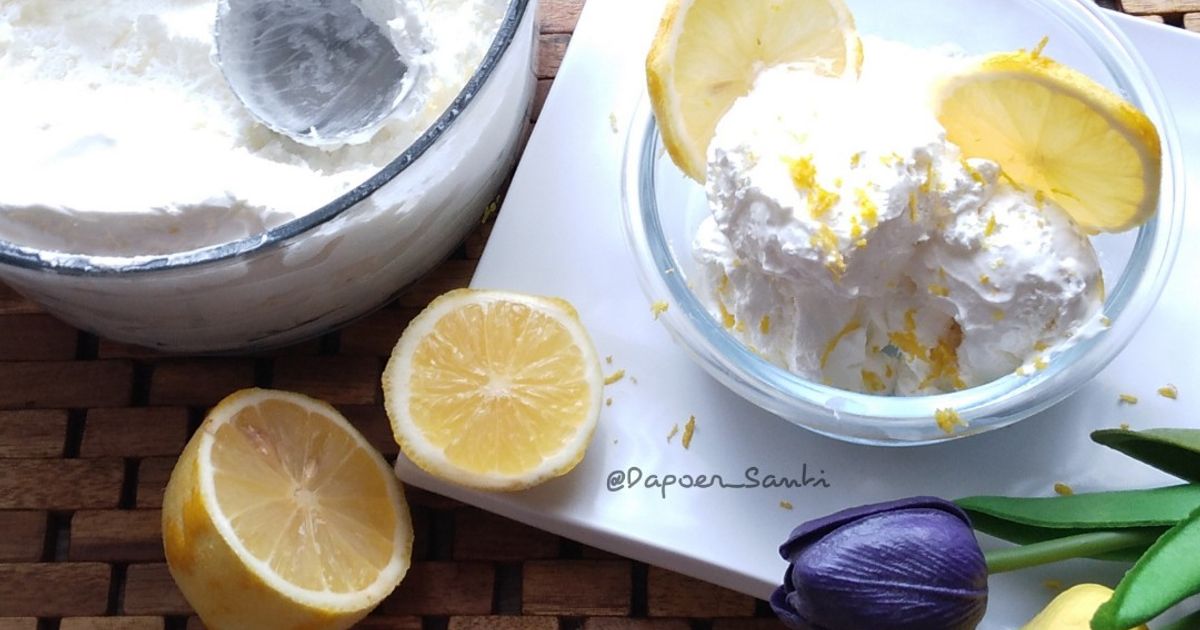 Resep Es Krim Lemon oleh Dapoer_Santi - Cookpad