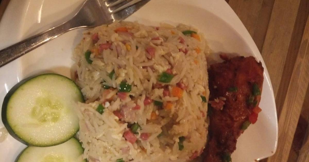 Coconut rice with fried fish Recipe by Amaka iheke - Cookpad