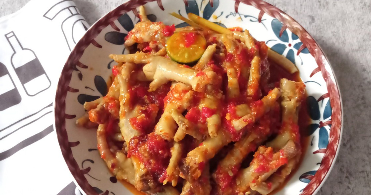 Resep Ceker Mercon/Ceker Masak Pedas oleh Febry Caturia - Cookpad