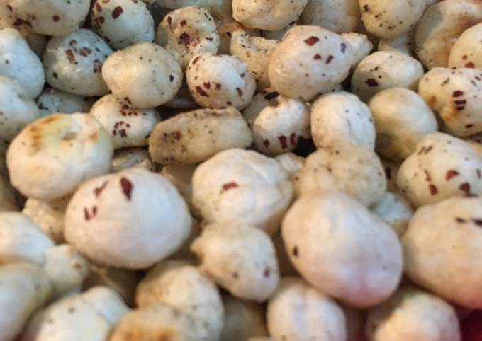 Roasted makhane Recipe by Sudesh Rani - Cookpad