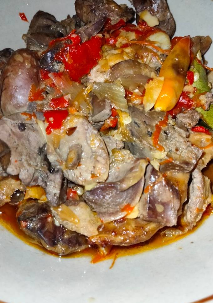 Resep Rempelo hati ayam bumbu bali oleh Ilham Widy - Cookpad