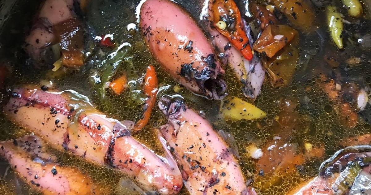 Resep Cumi Kuah Item Simpel oleh Fetri Wulansari - Cookpad