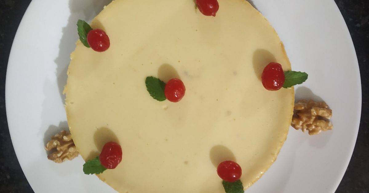 Avani Parmar દ્વારા રેસીપી વોલનટ ચીઝકેક (Walnut Cheesecake Recipe In ...