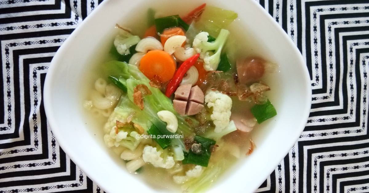 Resep Sop sayur dan sosis oleh Devita Purwardini - Cookpad