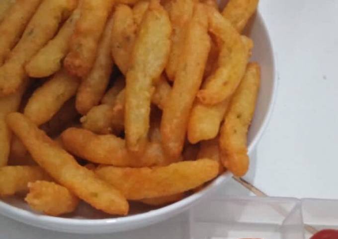 Resep Stick kentang keju oleh desti aprilia - Cookpad