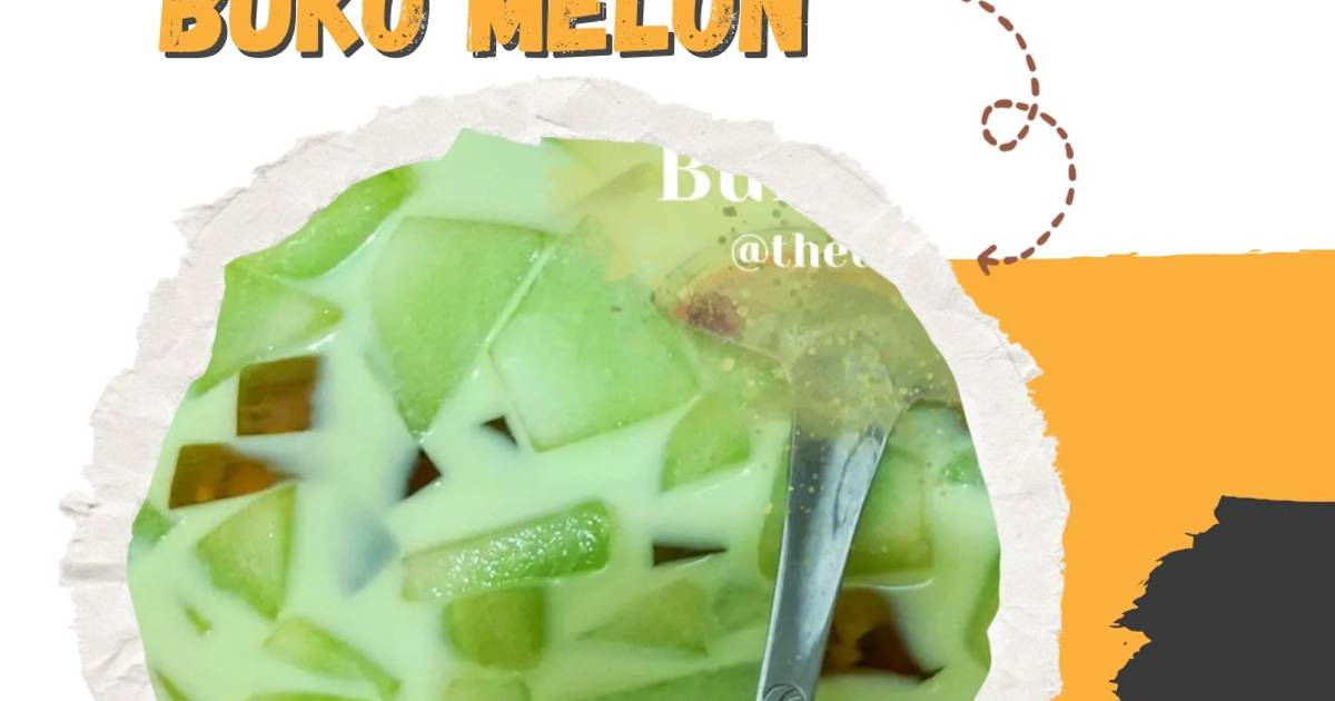 Resep 25. Es Buko Melon Susu oleh thetastyspice - Cookpad