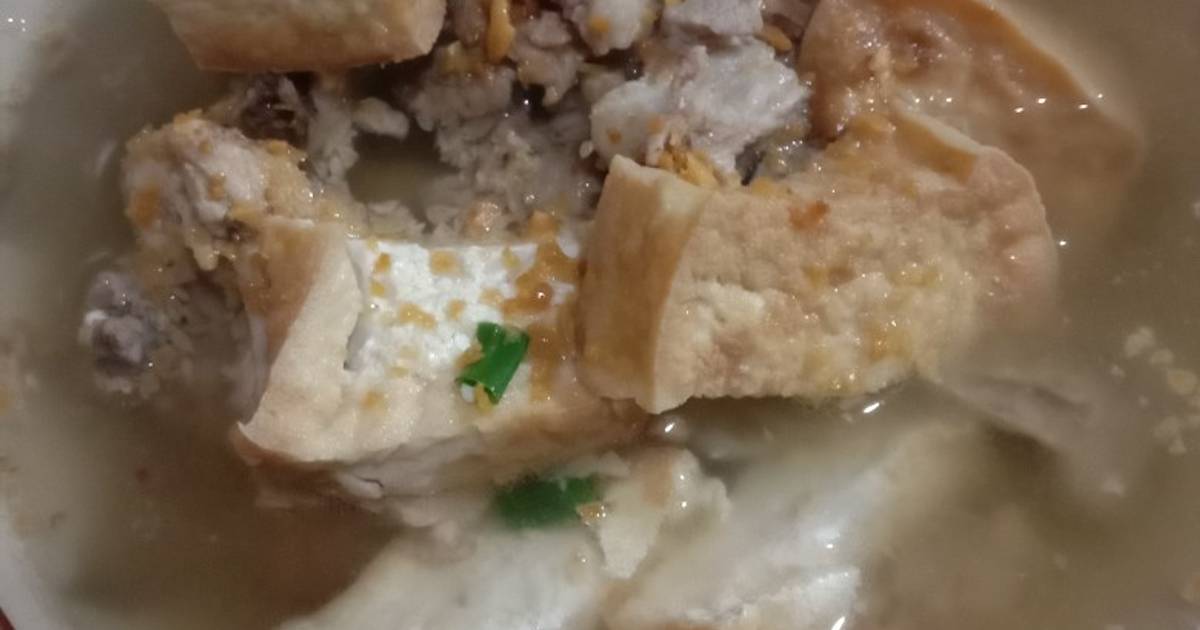 Resep Soup tahu cina jadul eanak tenan🙏🙏👍🏼👍🏼👍👍😘😘😘 oleh Sutomin Ng - Cookpad