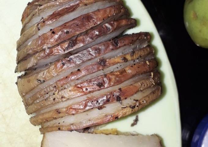 Papas hasselback Receta de edite_val- Cookpad