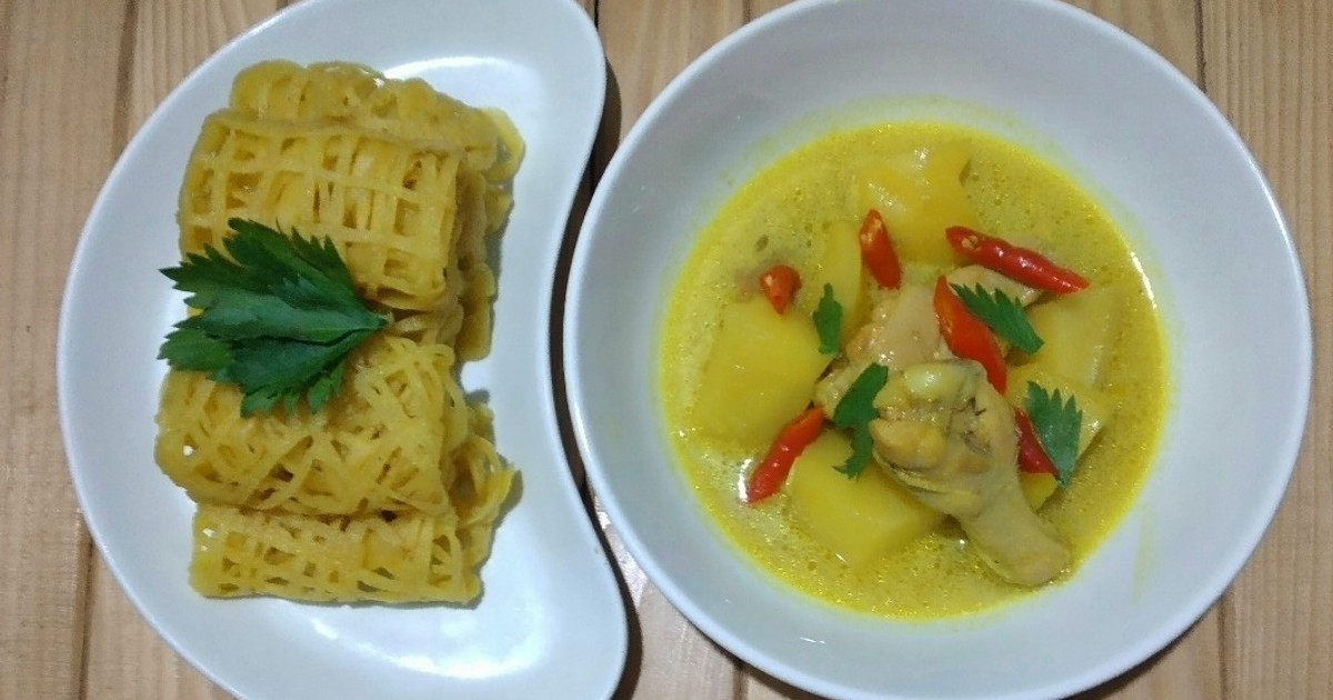 Resep Roti Jala Kari Ayam oleh Ria Mamanya Tata - Cookpad