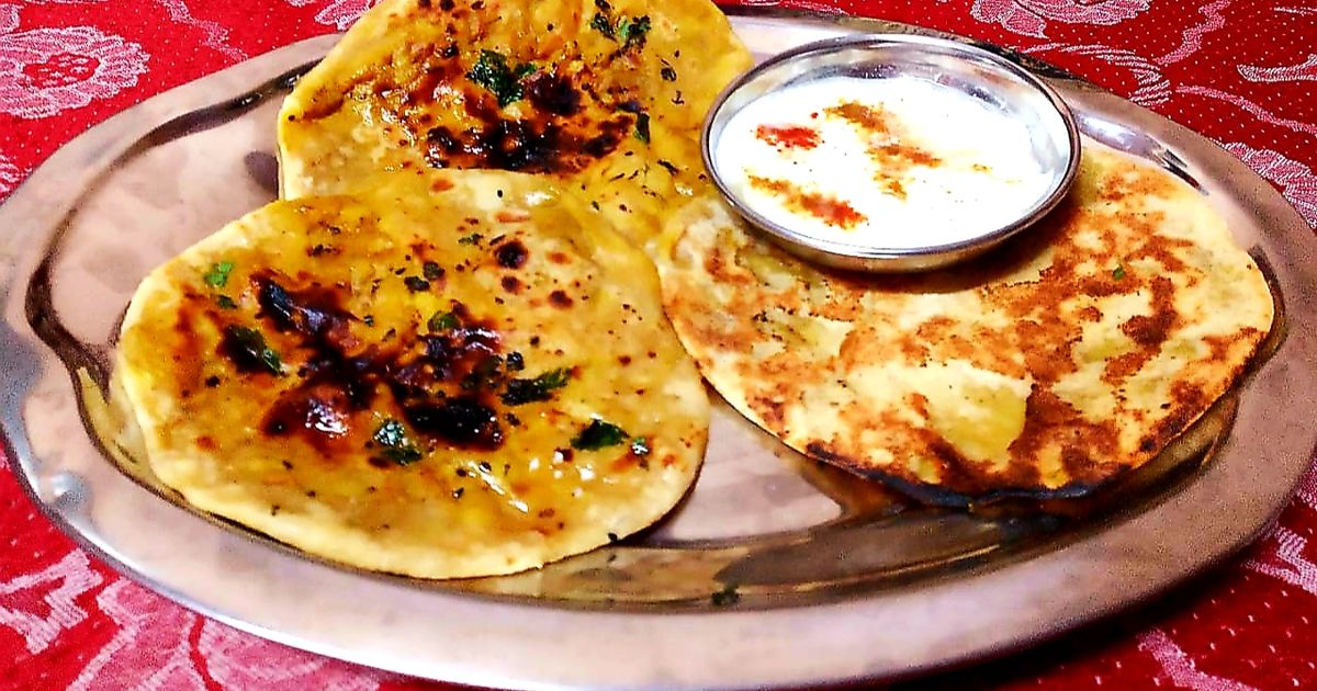 आलू कुलचा (Aloo Kulcha Recipe In Hindi) रेसिपी बनाने की विधि in Hindi ...