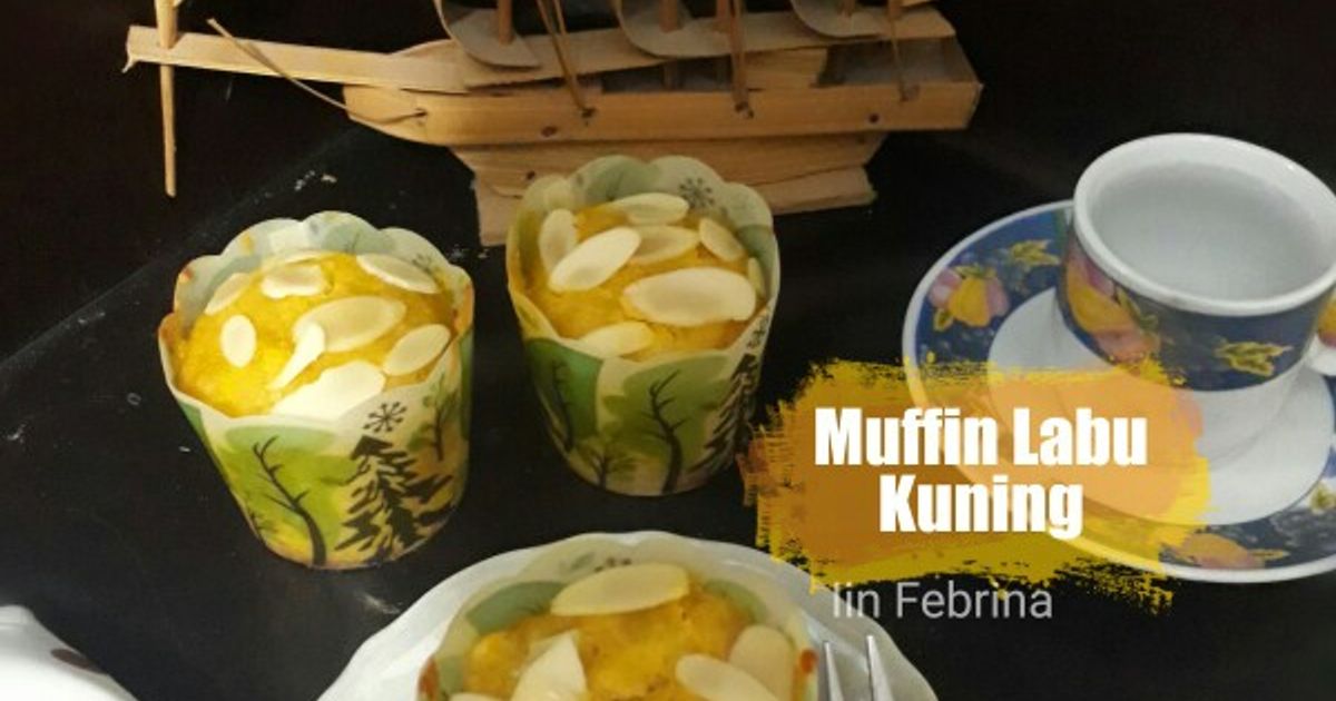 Resep Muffin Labu Kuning oleh Iin Febrina - Cookpad