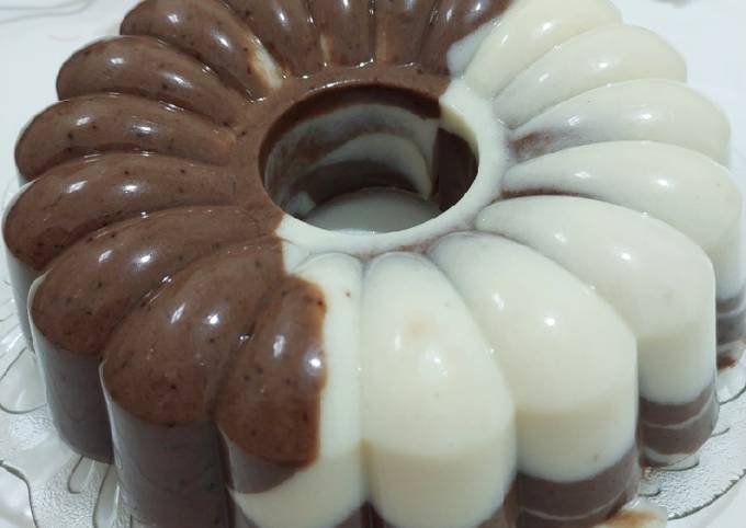 Resep Pudding Roti Zebra oleh Wan Wan - Cookpad