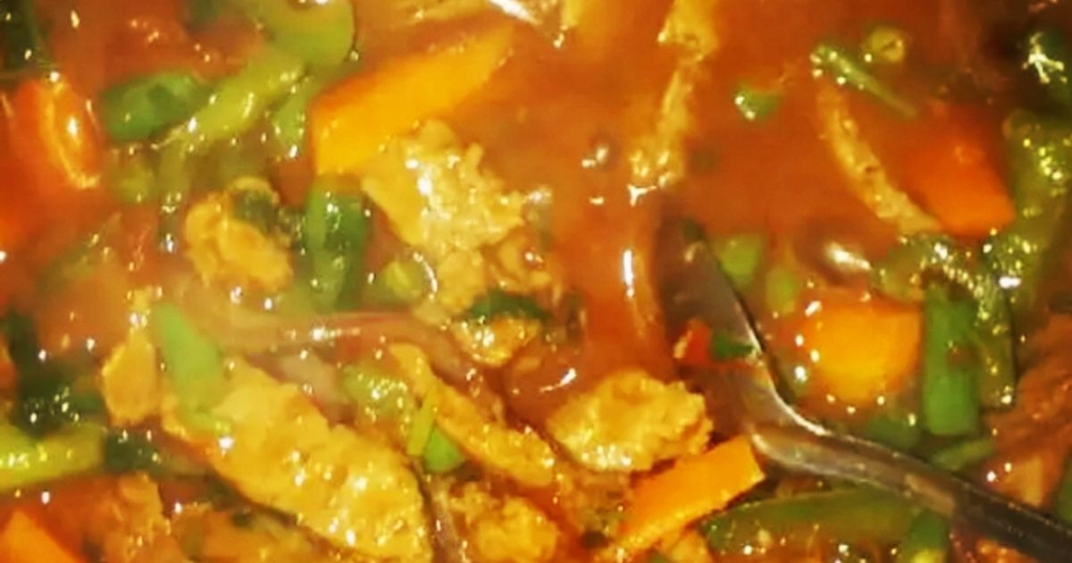 Fantastic Soya Chunks Frenchbeans Stew With Plain Rice Recipe by Scovia ...