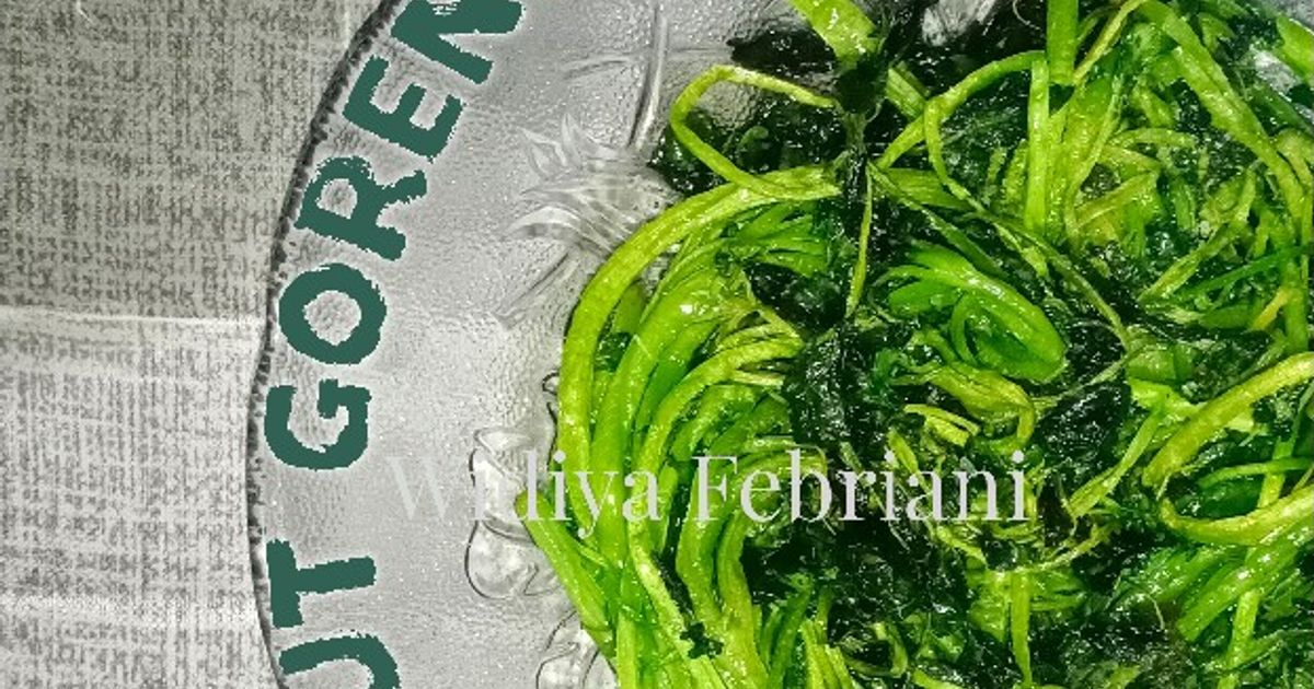 Resep Jukut Goreng / Selada Air Goreng oleh Widiya Febriani - Cookpad