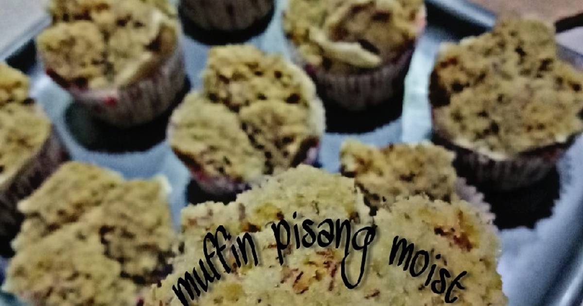 Resep Muffin pisang moist oleh Annie Marnie - Cookpad