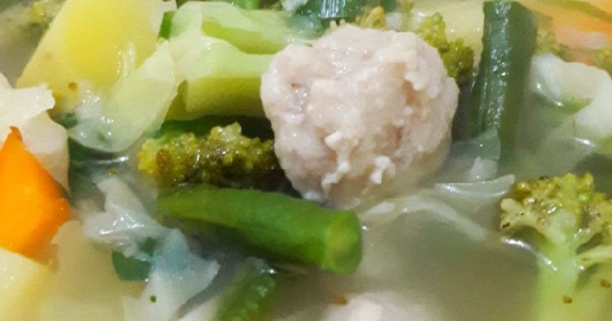 Resep Sop Sayuran Dan Bakso oleh Dapur Athiya - Cookpad