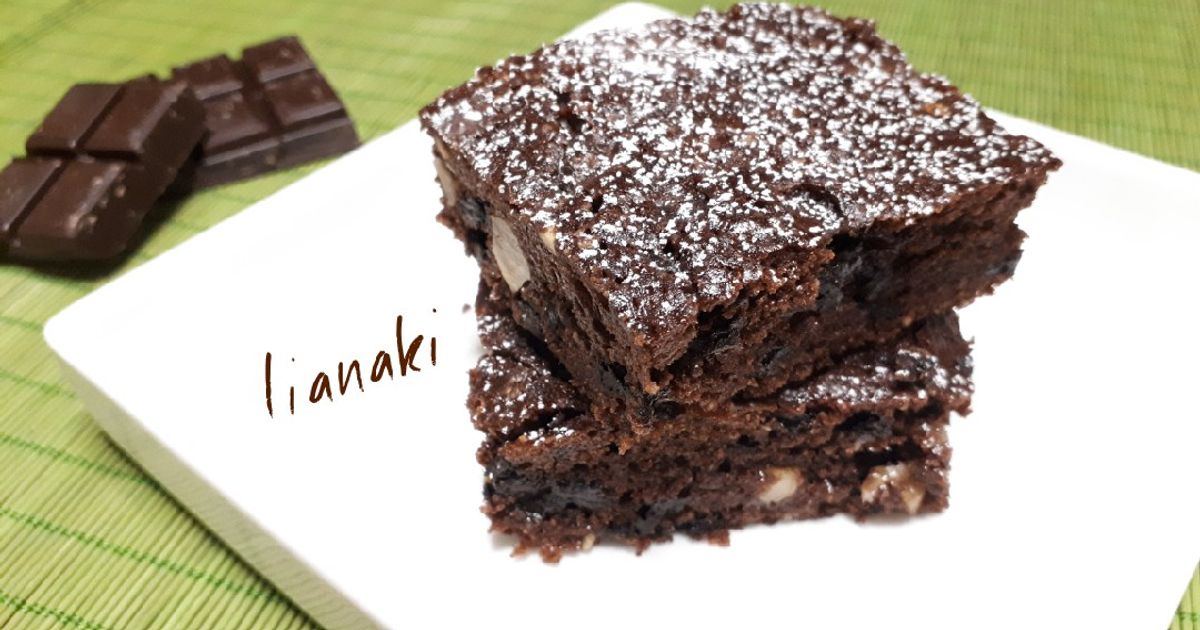 Νηστίσιμα Brownies Συνταγή από τον/την lianaki - Cookpad