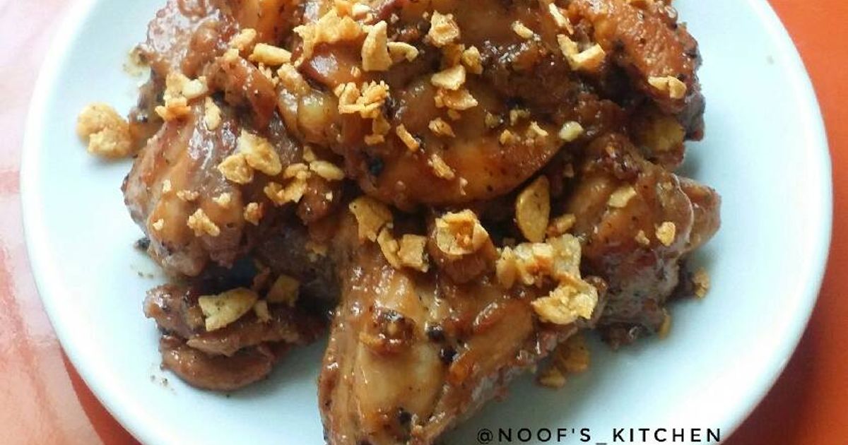 Resep Ayam Masak Bawang Merica Ala Thai (Gai Pad Gratiem) oleh Noof's ...