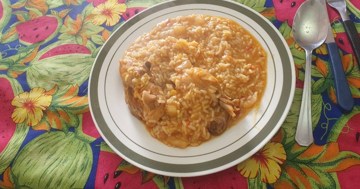 Yuca al rojo con pollo - 33 recetas caseras- Cookpad