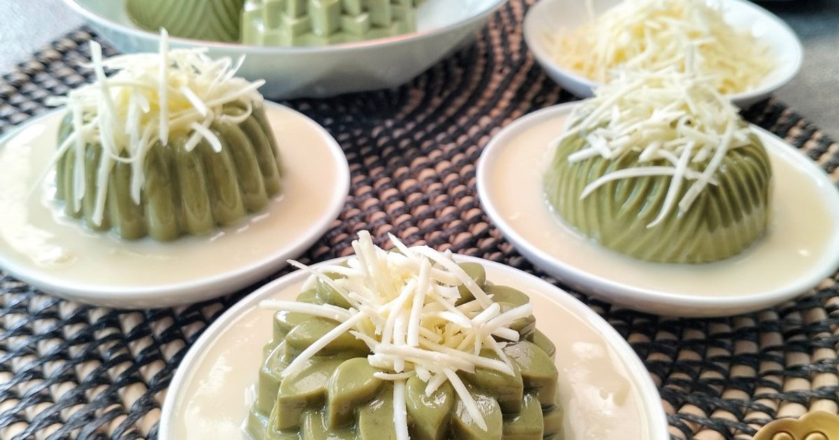 Resep Matcha Pudding Vla Keju oleh Yenny Laurensia - Cookpad