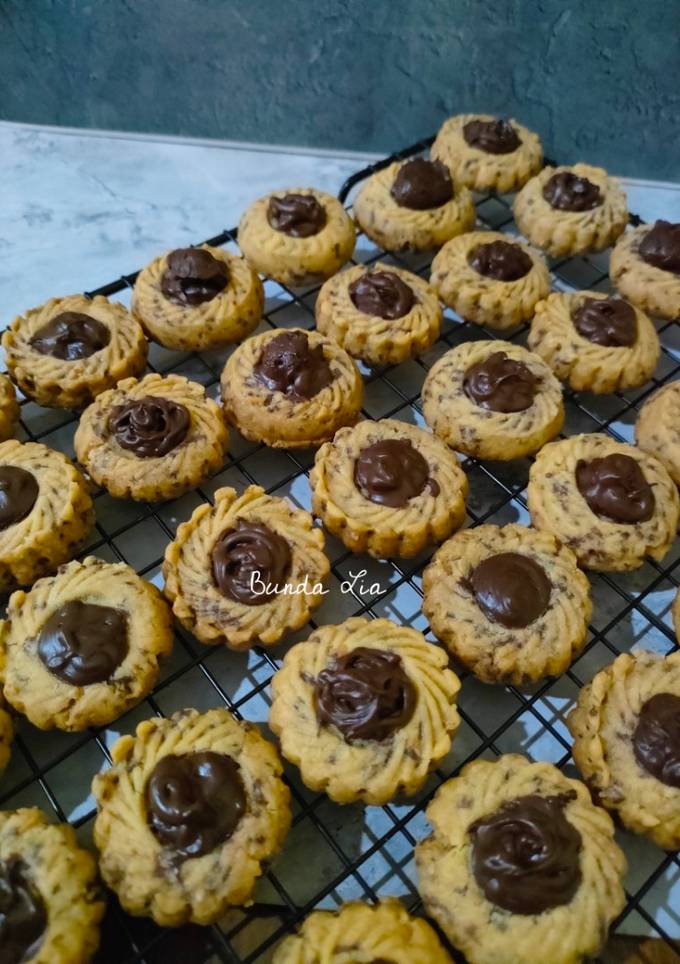 Resep Choco Butter Cookies (1 adonan kue kering untuk aneka variasi ...